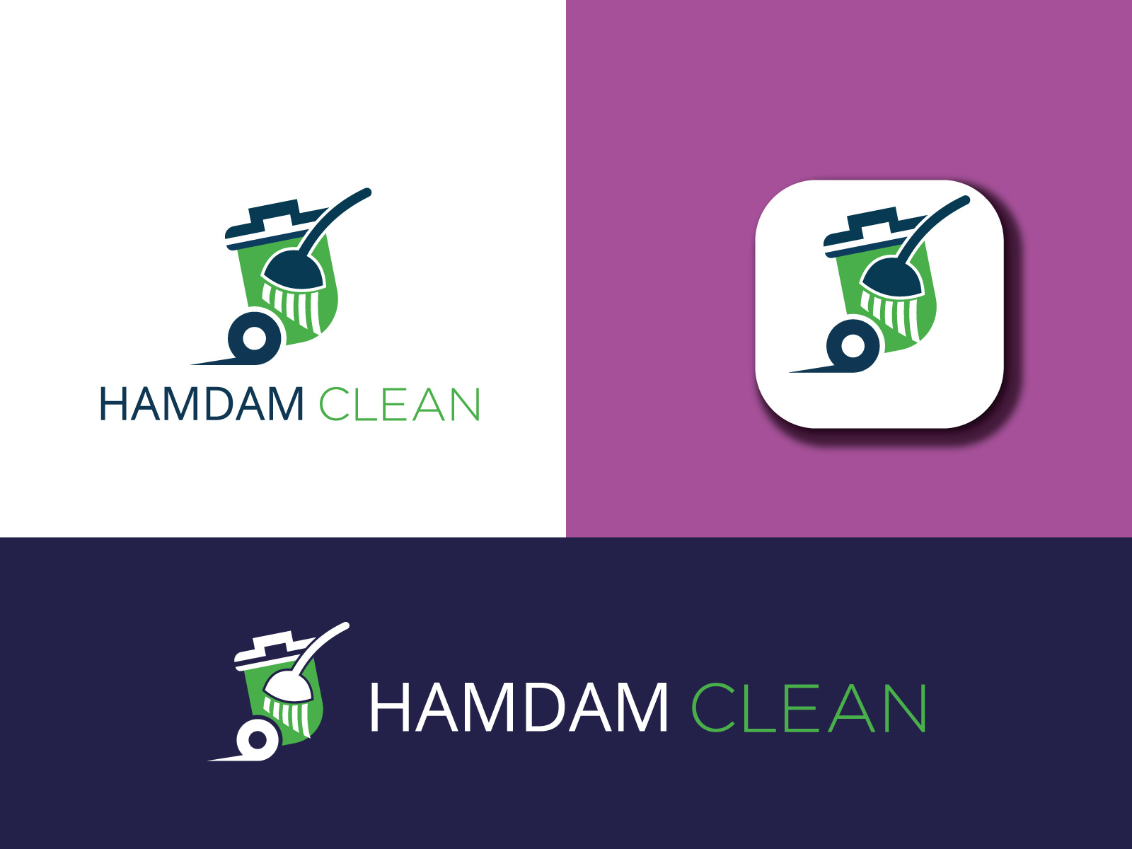 clean logo design.. by Md Naim on Dribbble