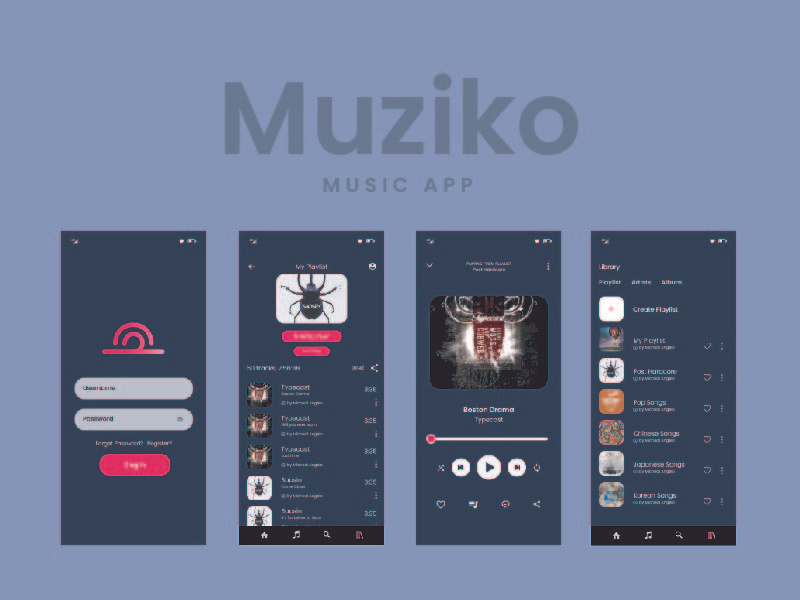 Muziko by Erick Estilloso on Dribbble