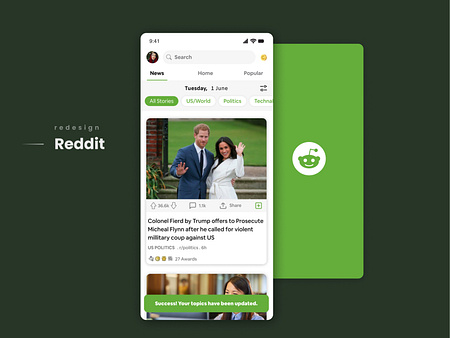 Browse thousands of Reddit Redesign images for design inspiration ...