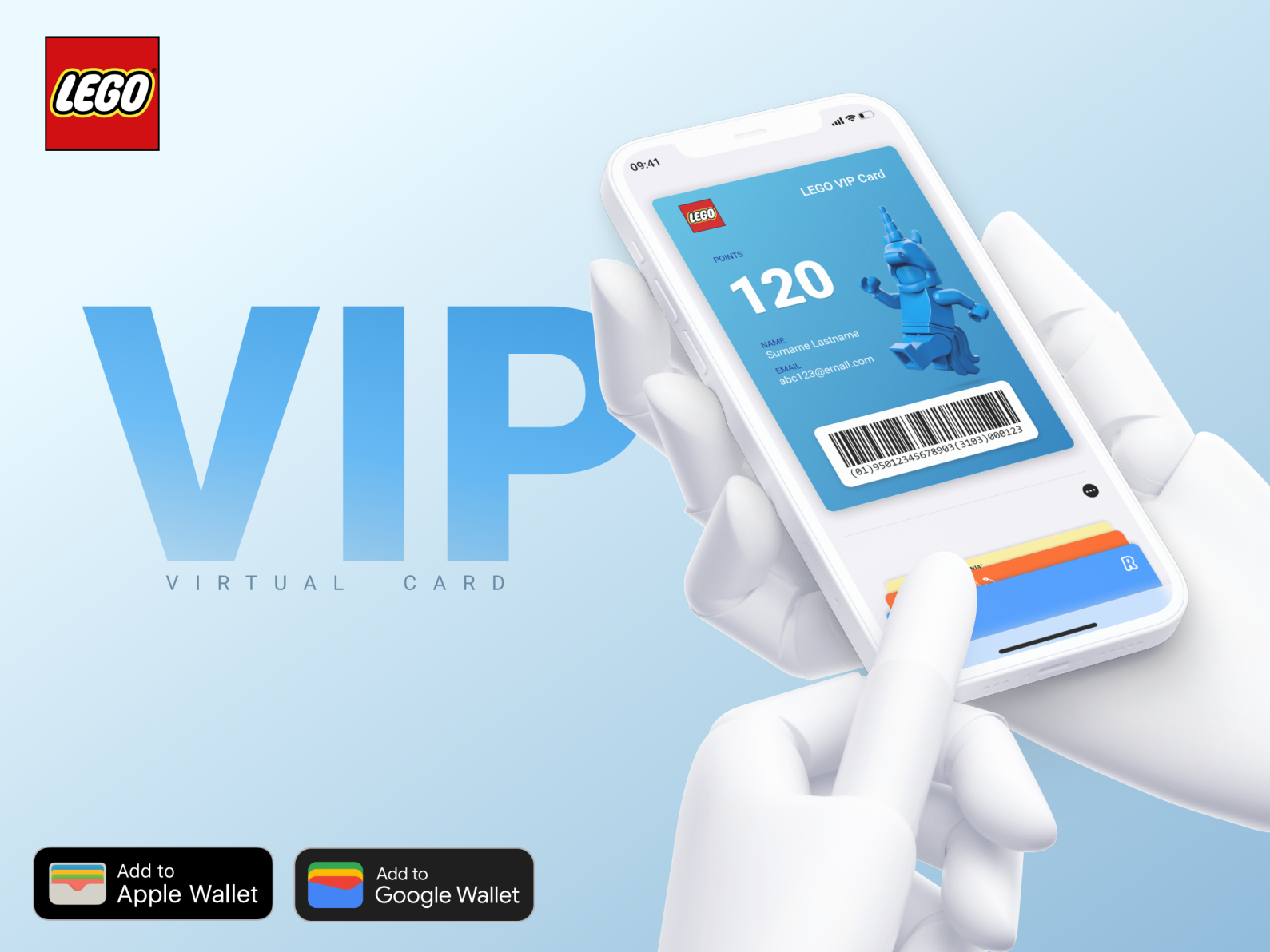 LEGO VIP Virtual Card Redesign by Giovani Goron on Dribbble