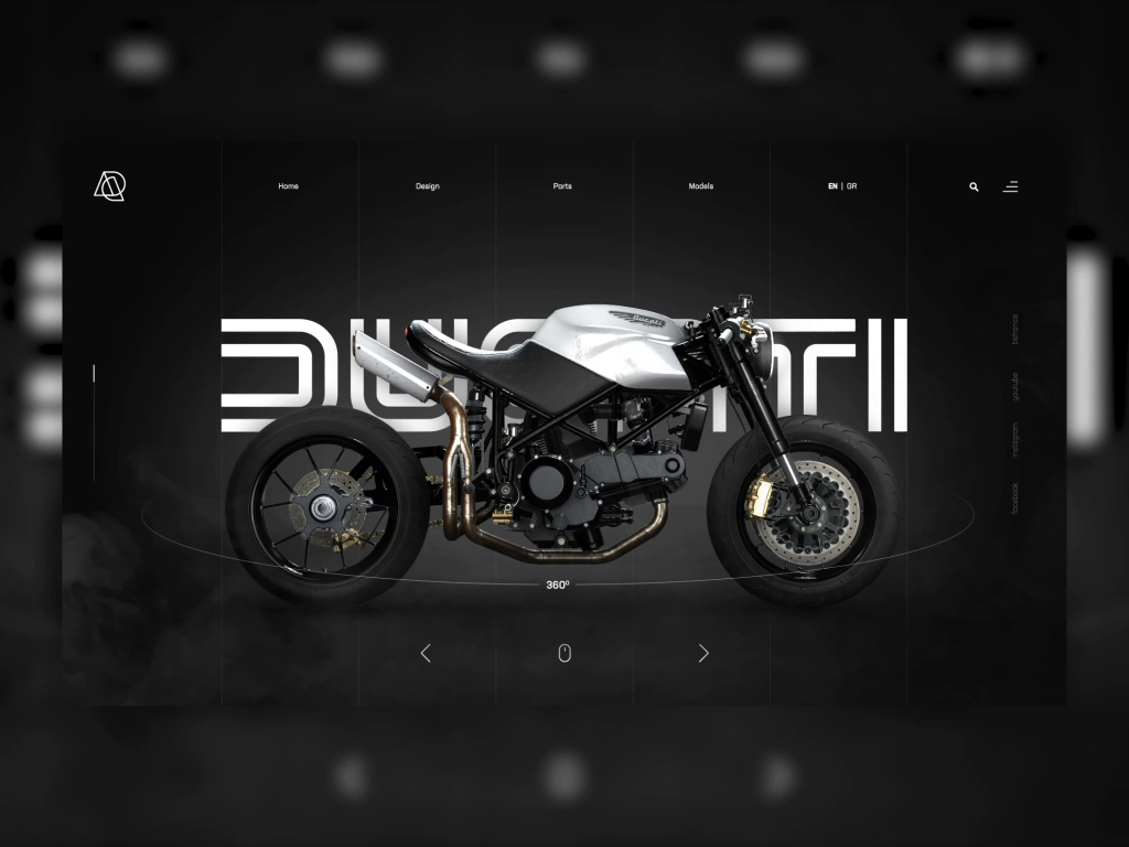 Ducati Website Concept by alexcreativedesign on Dribbble