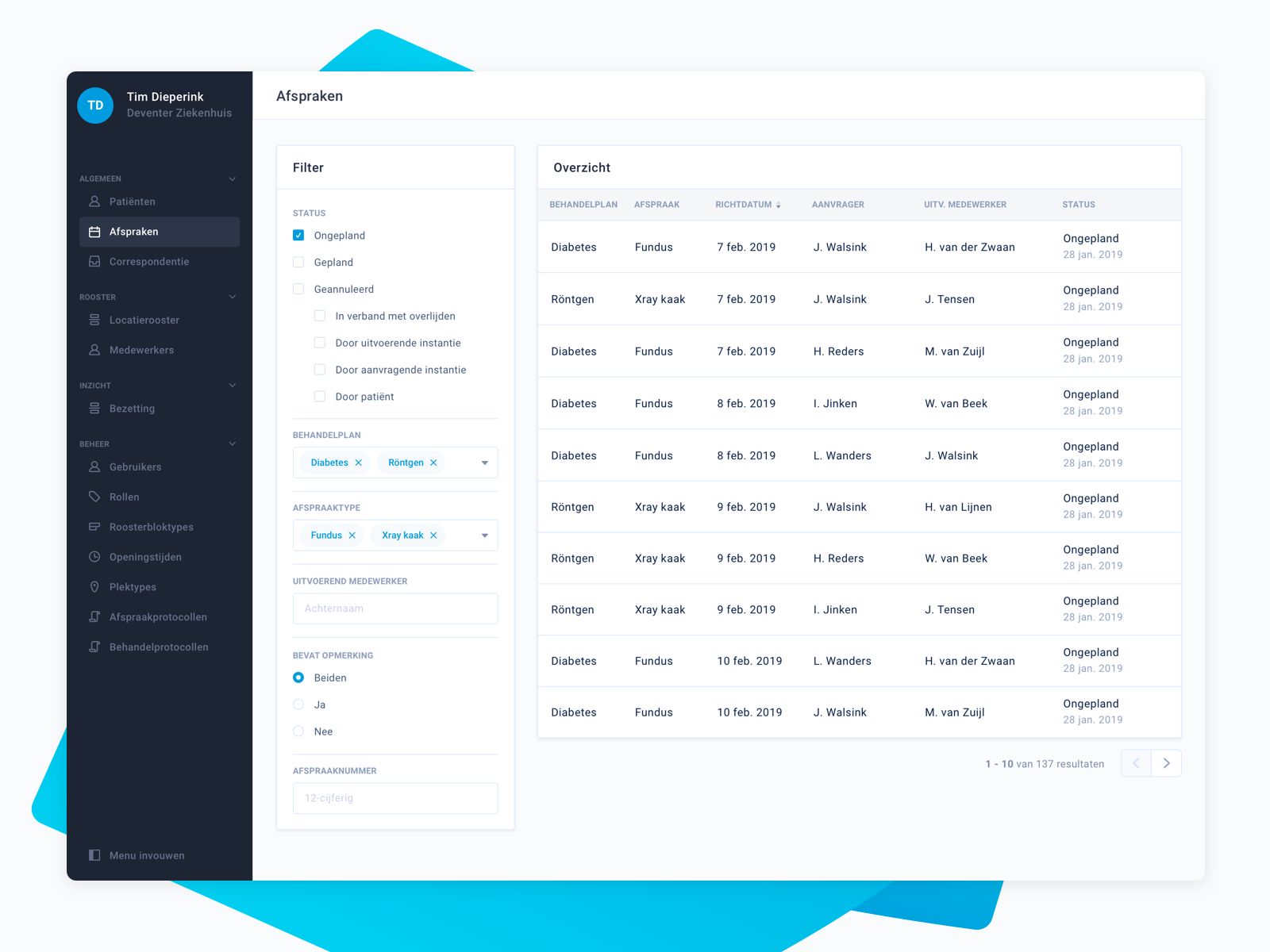 Appointments by Tim Dieperink on Dribbble
