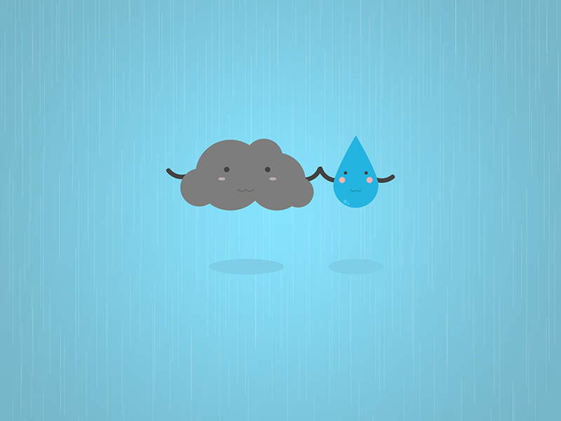 Rain by CH Yang on Dribbble