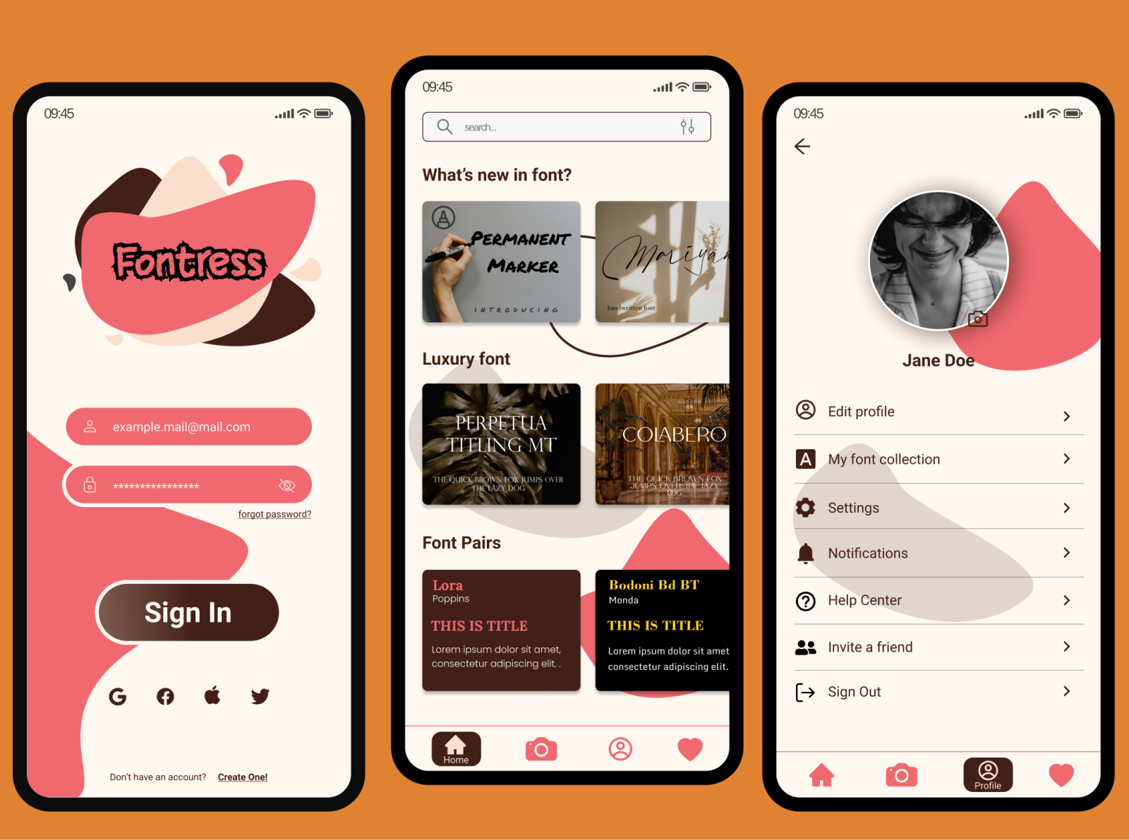 User Profile / Daily UI by Barta Melinda on Dribbble