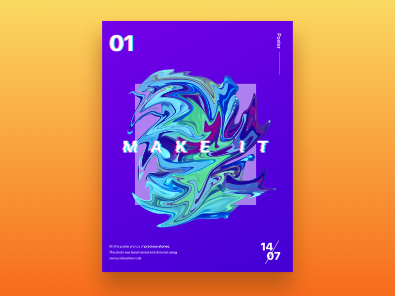 Poster #Transformation 1 by Marina Dmitruk on Dribbble