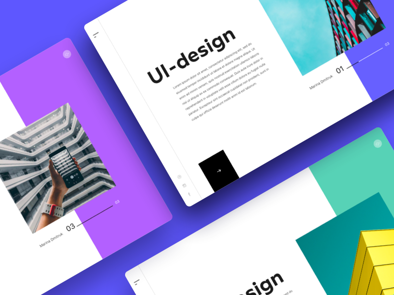 WEB–UI by Marina Dmitruk on Dribbble