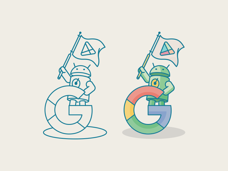 Google Employee Android by Turgay Mutlay on Dribbble