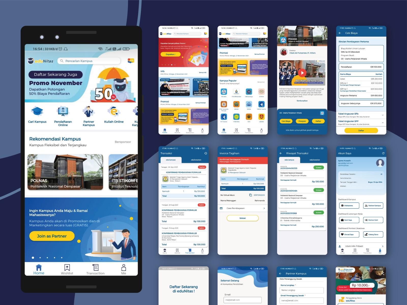 Education digital platform UI UX by Aprea Kosasih on Dribbble