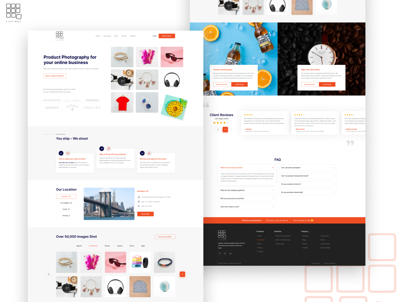 lightshot-photography-website-by-kartik-sonani-on-dribbble