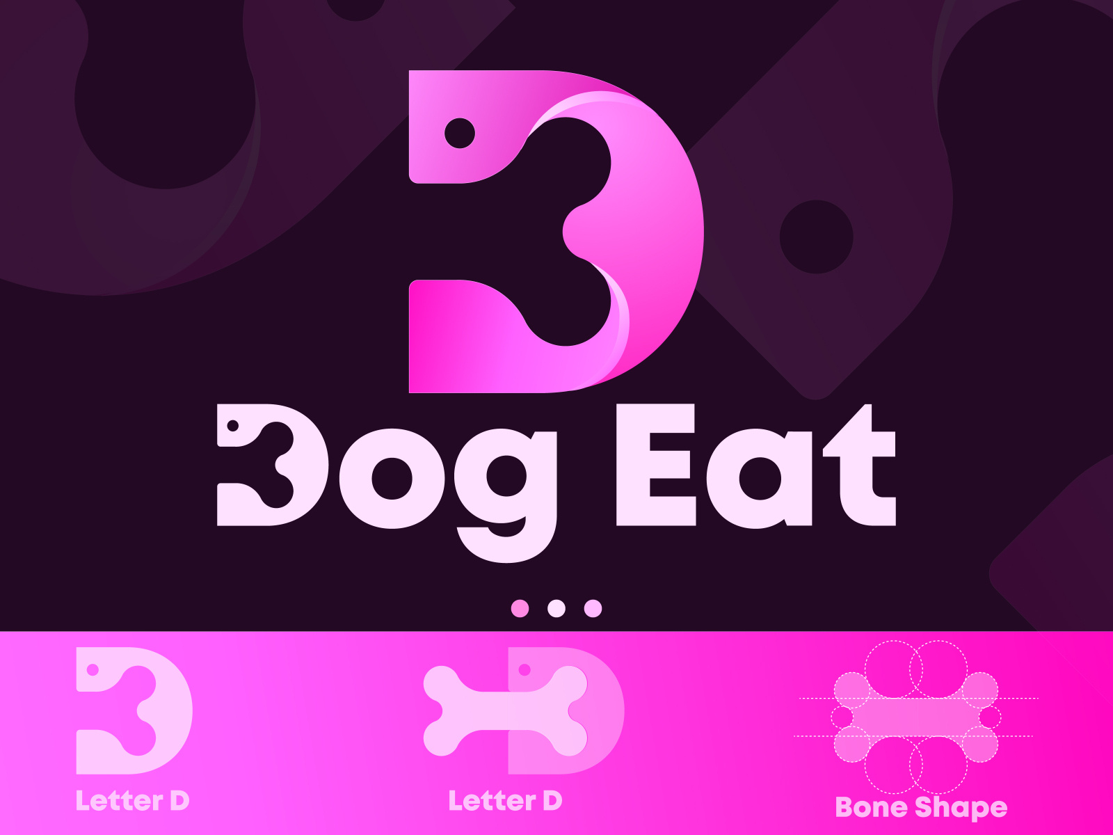 Dog-Eat-Logo Design by AH MUHEE on Dribbble
