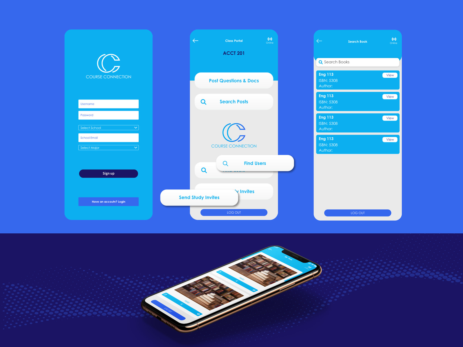 Course Connection by Thomas Woodfin on Dribbble