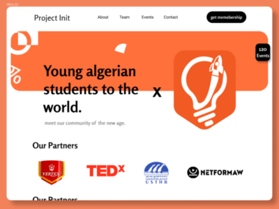 Project initiative Club usthb by oussama benelhadj djelloul on Dribbble