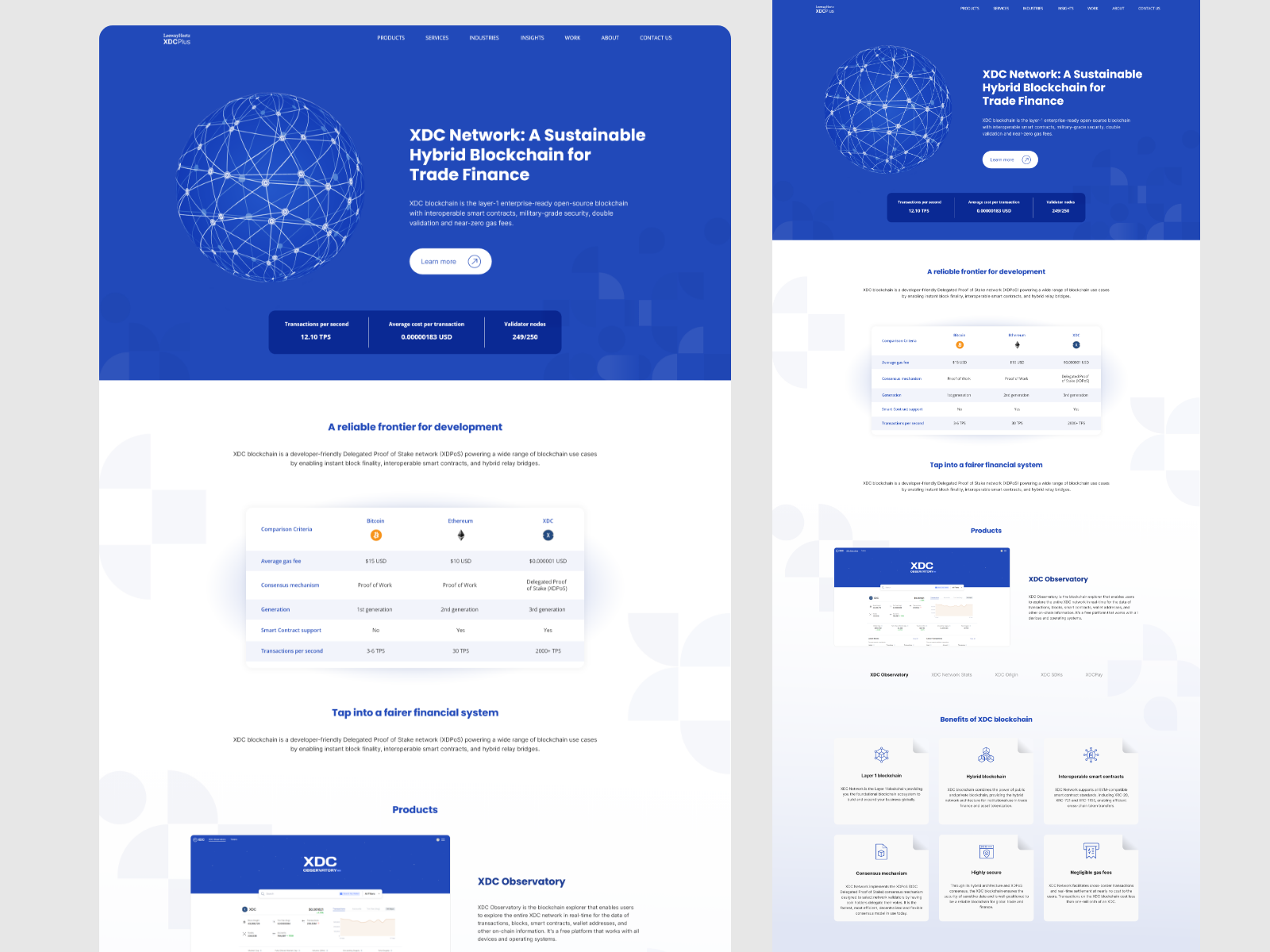 Custom website design on Blockchain Requirements by Indrajit on Dribbble