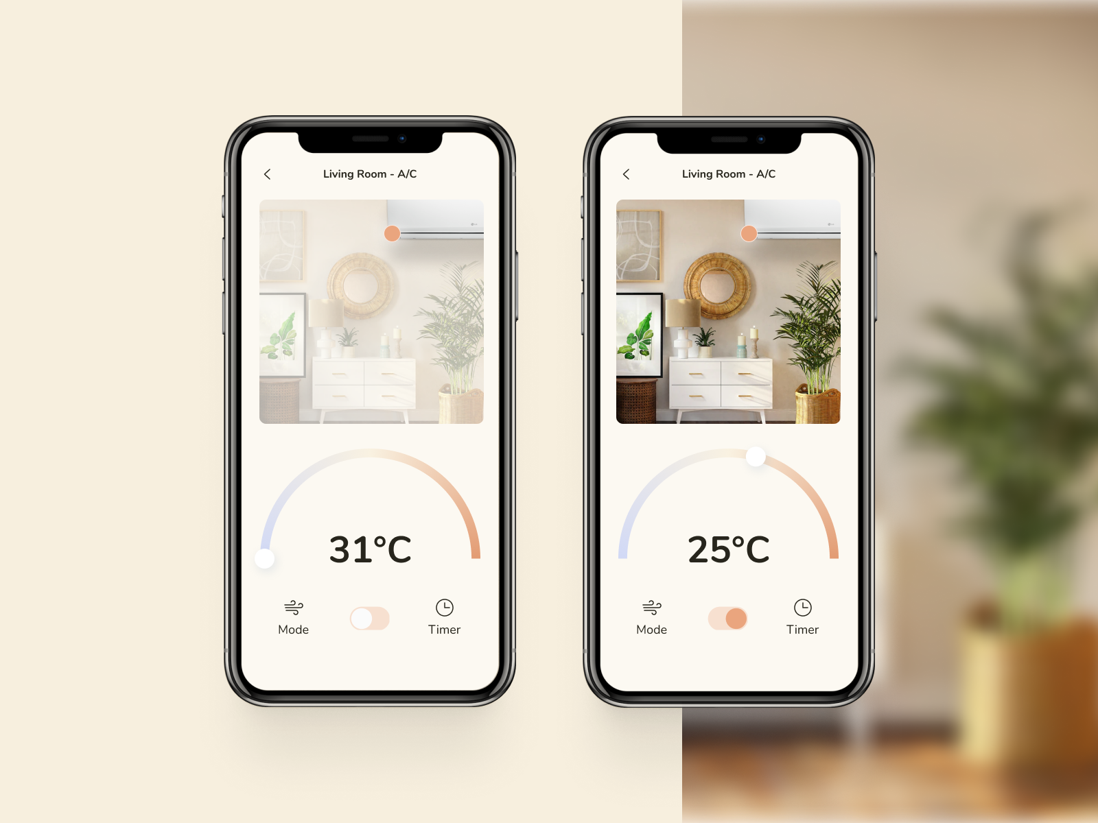 Smart Home APP UI - Device Control by Elly Hsieh on Dribbble