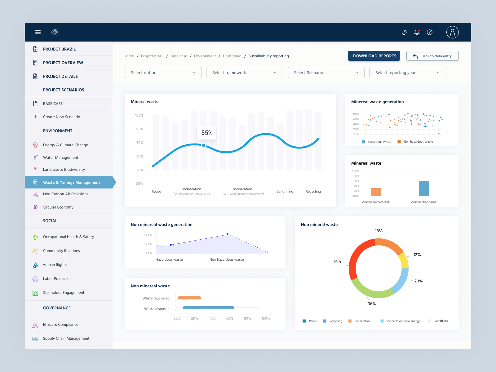SaaS design for mining consulting by Ashley Technologies on Dribbble