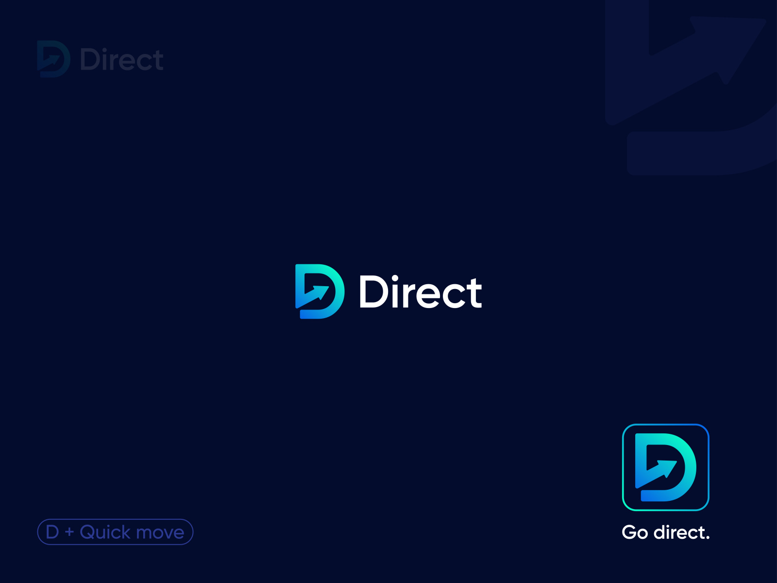 Direct logomark by Mohammad Tanvir Pias on Dribbble