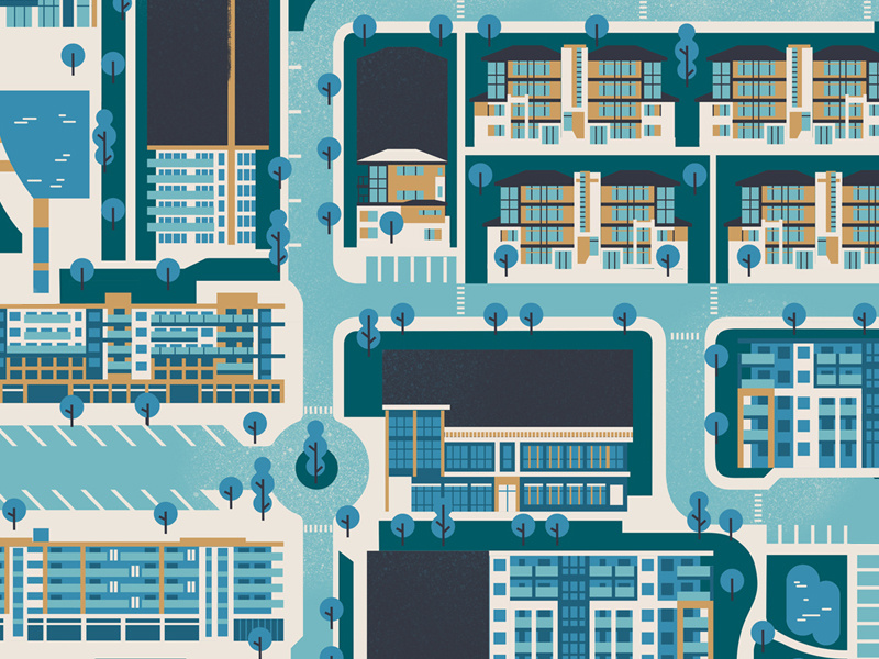 Map by Blame Your Brother on Dribbble