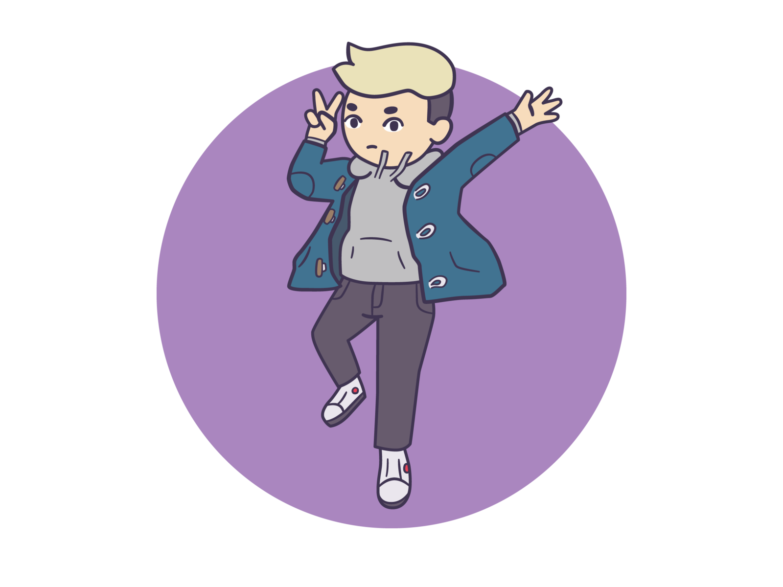 Self Portrait by Roy Fu on Dribbble