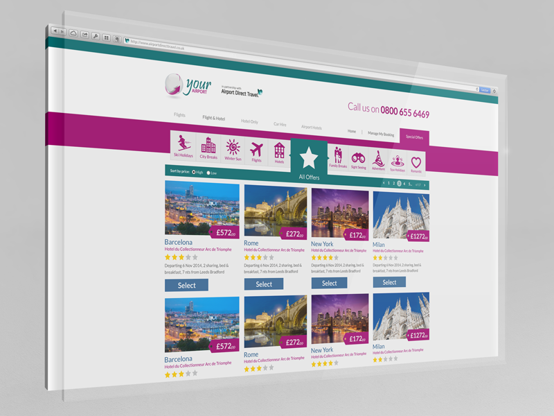 Offer page with a simple filter by Victoria Wallace on Dribbble