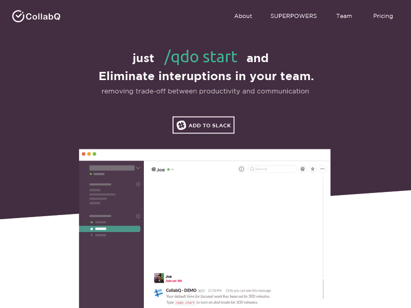 CollabQ Website by Nemanja Banjanin on Dribbble