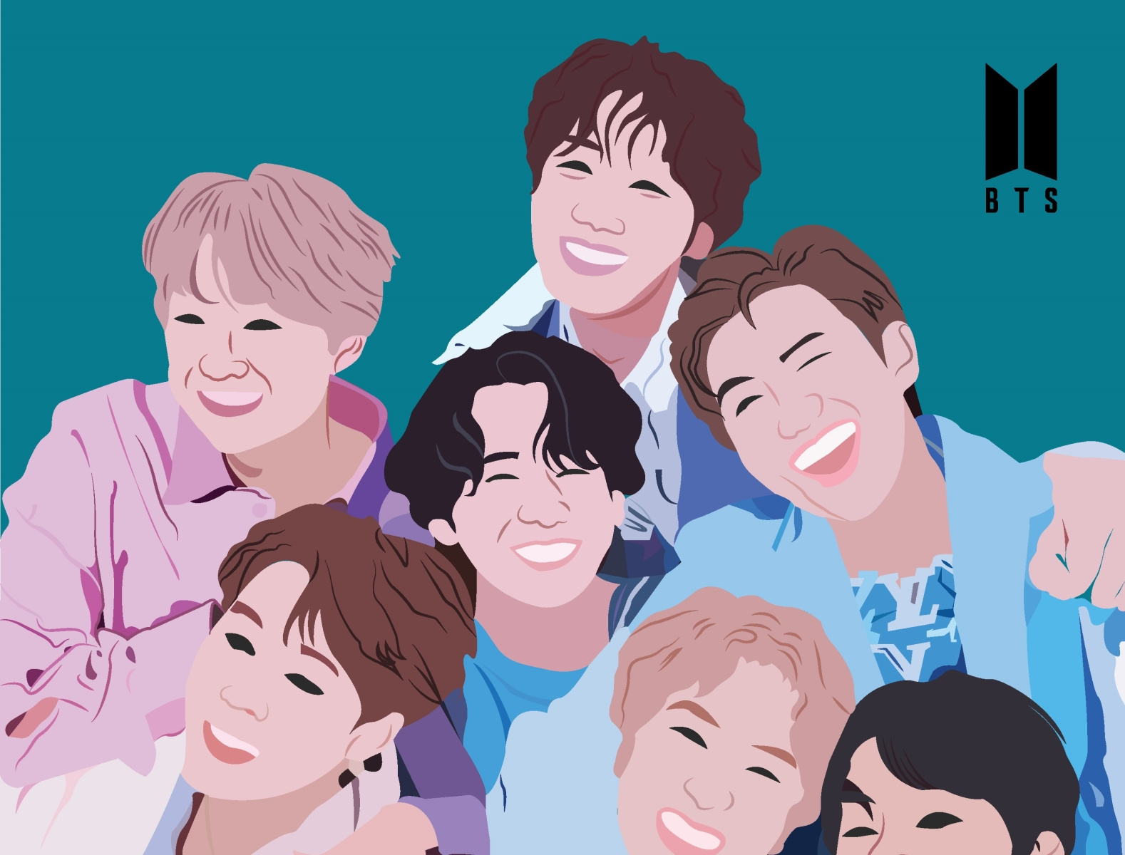 BTS Vector Illustration by Dariyus Rayan on Dribbble