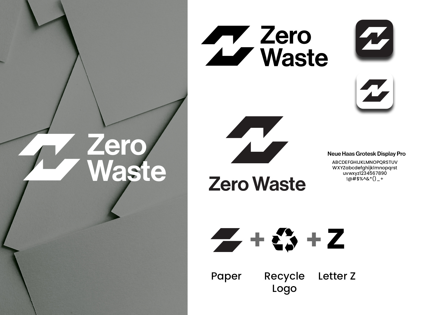 Zero Waste Logo by Danurengga Ubaszti Putra on Dribbble