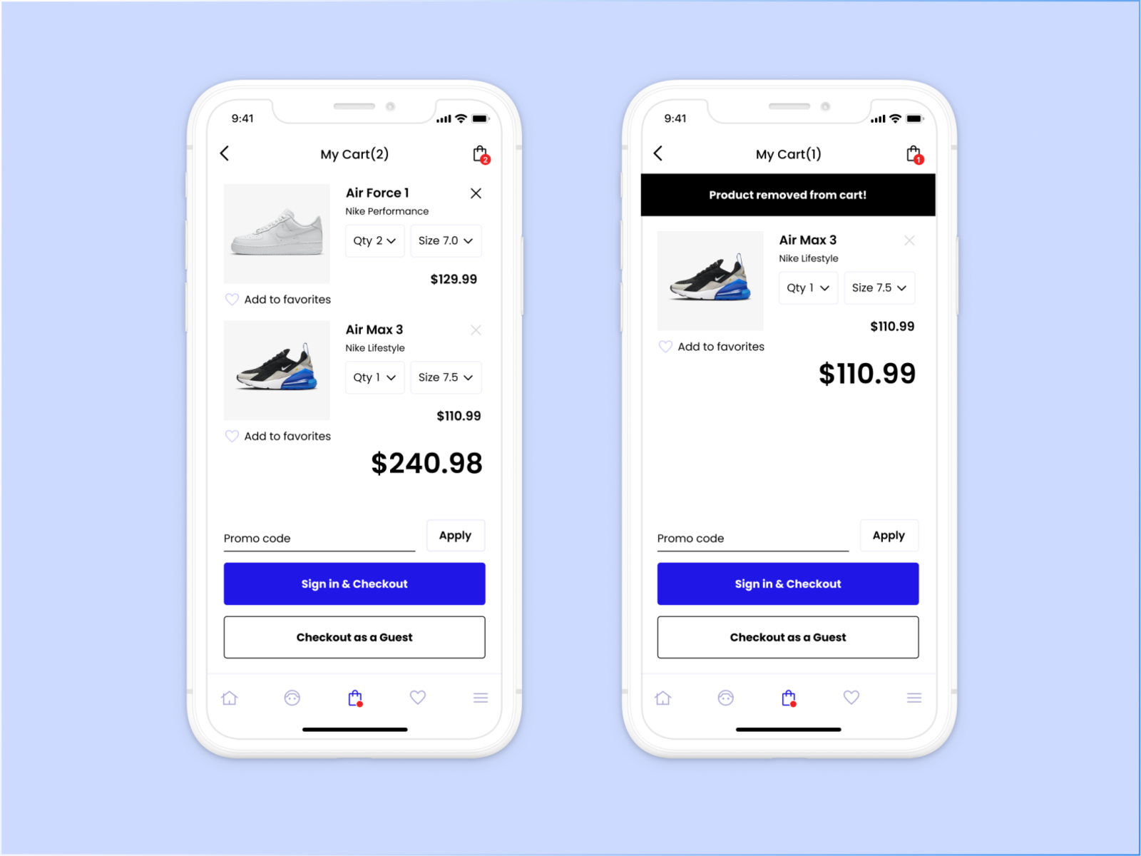 Shopping Cart Ui By Bohdana On Dribbble 