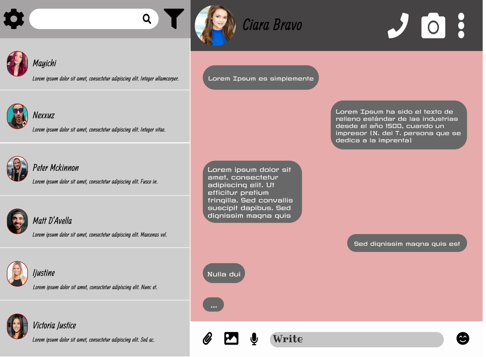 Direct Messaging by Wilito Max on Dribbble