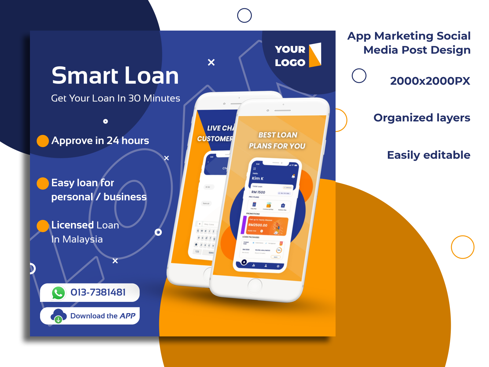 App Marketing Social Media Post Design by SHAHED HASAN on Dribbble