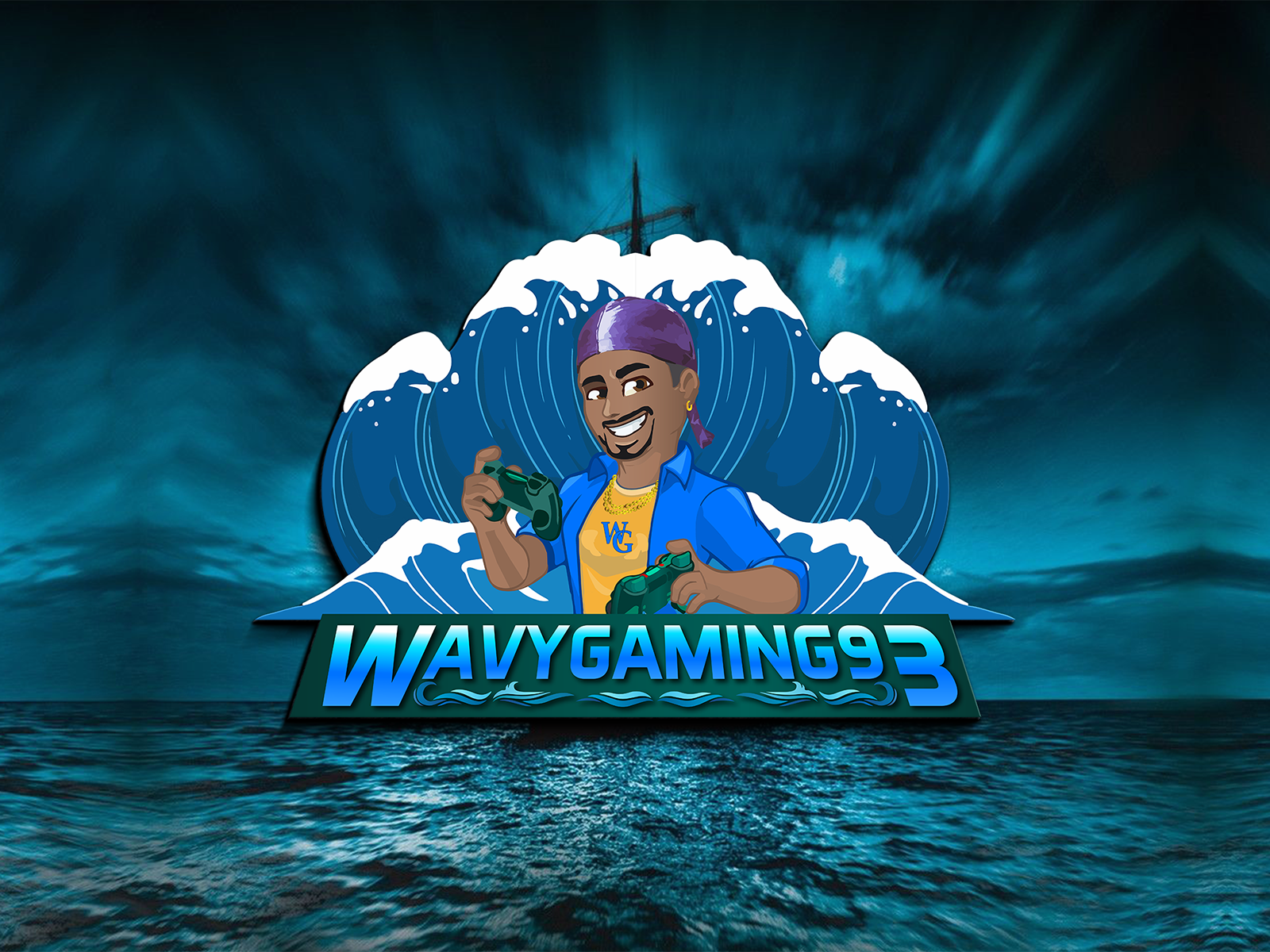 WavyGaming93 (3D Design) by Abdul Rehman Tahir on Dribbble