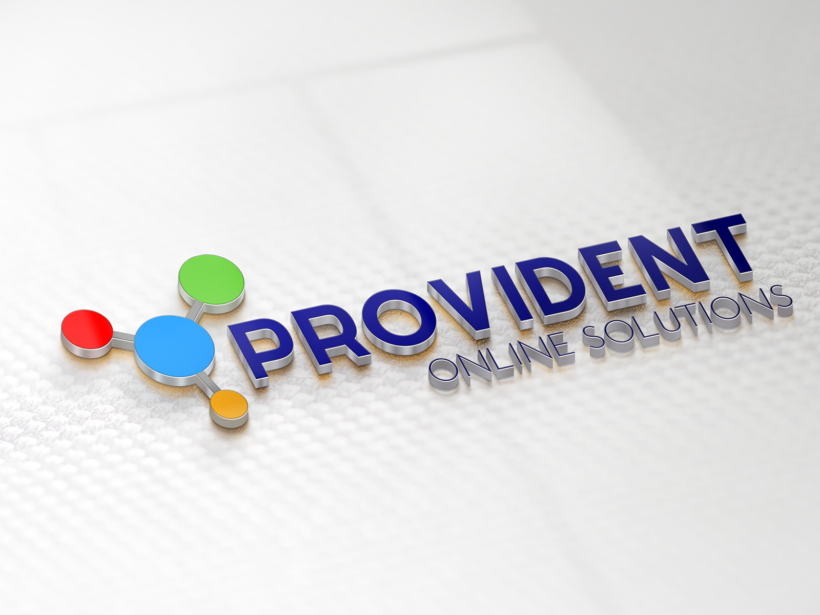 Provident Online Solutions (Unique 3D Logo Mockup Design) by Abdul ...