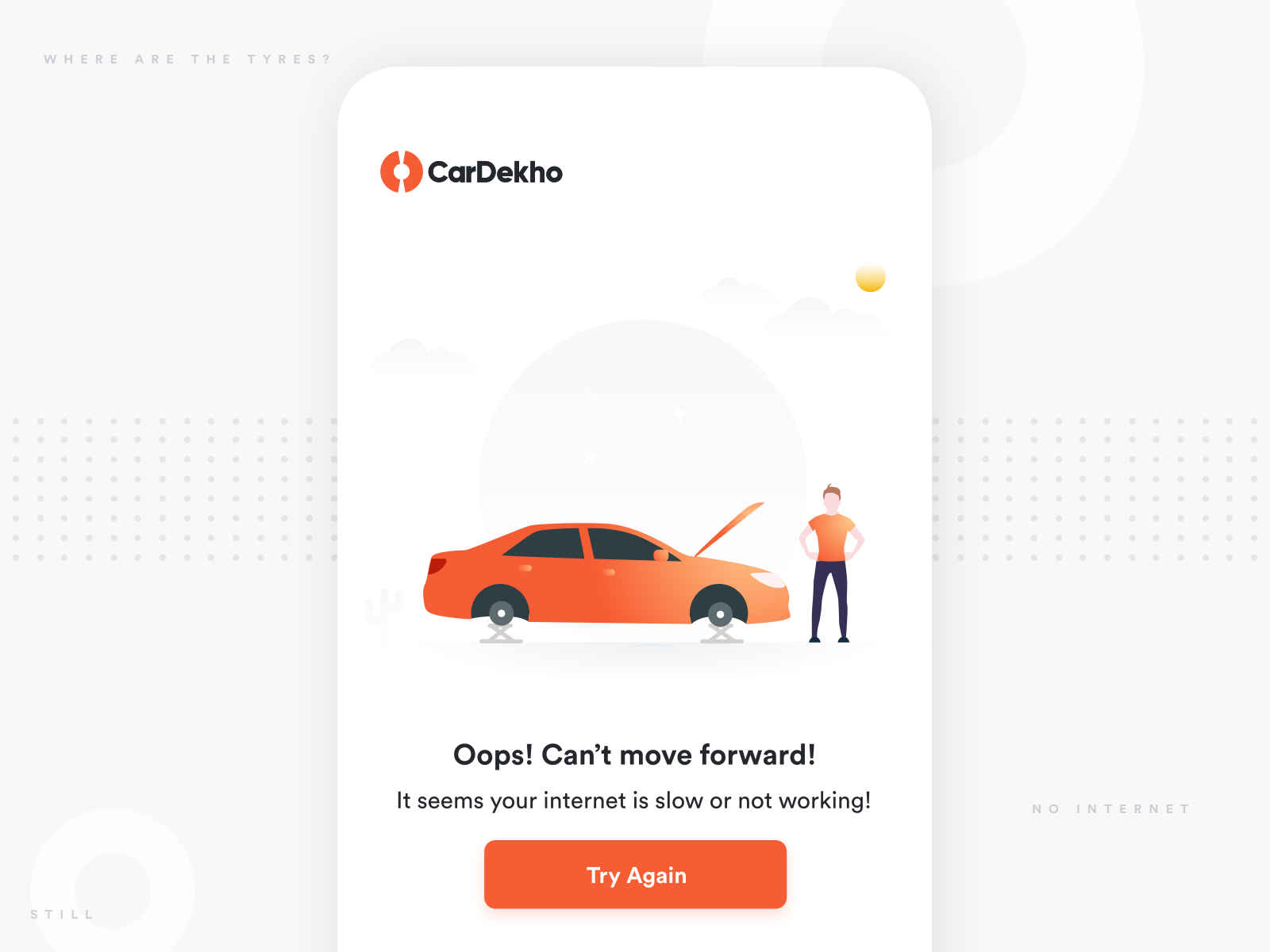 No Internet by Himanshu Jani on Dribbble