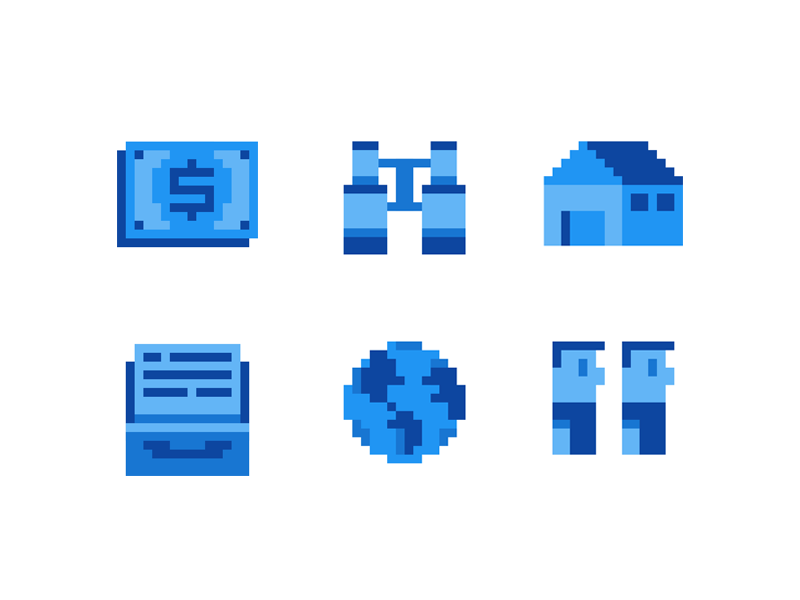 16px pixel icons by Patrick Aere on Dribbble