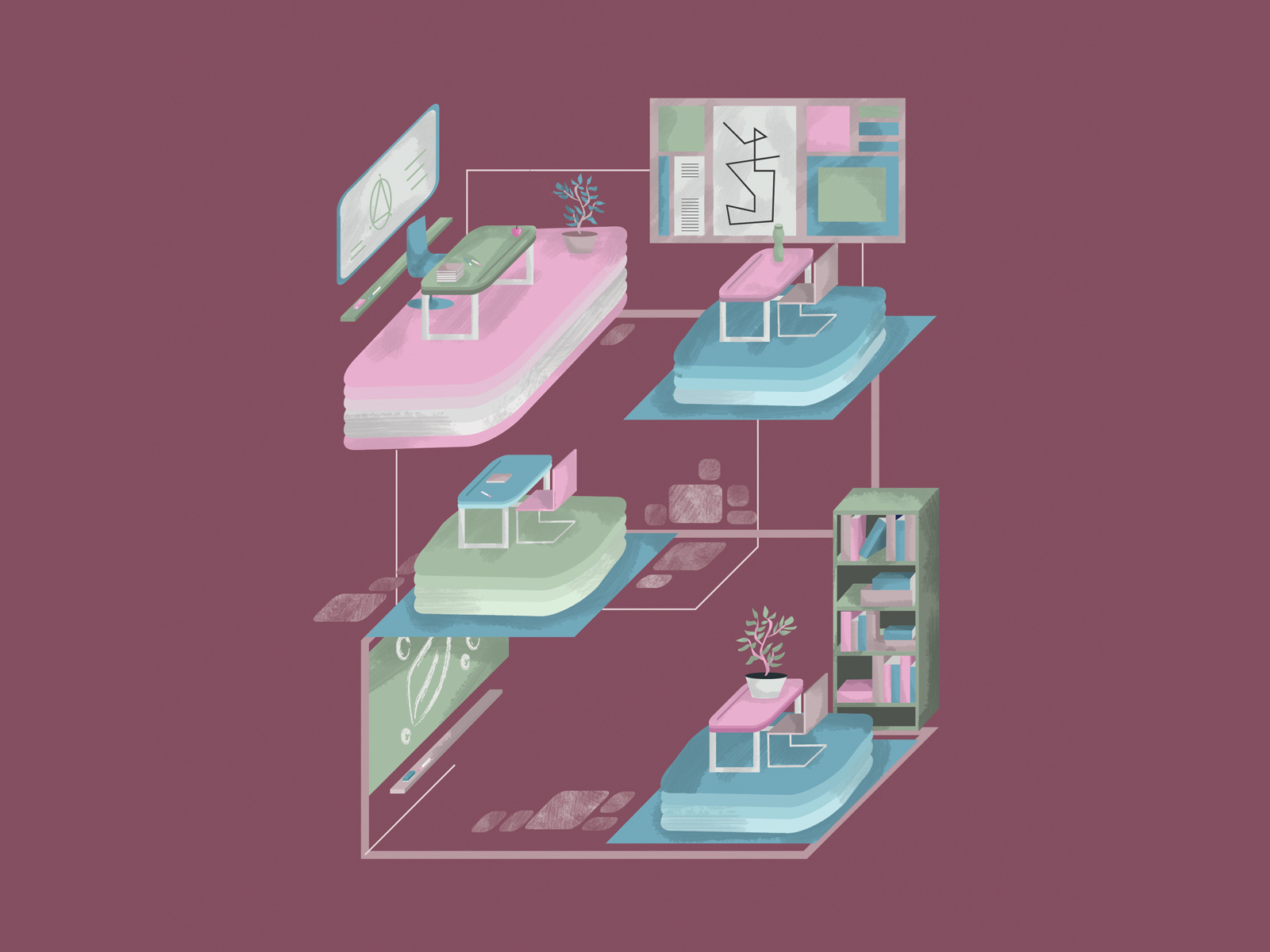 Floating - Classroom by Apoorva Manu on Dribbble