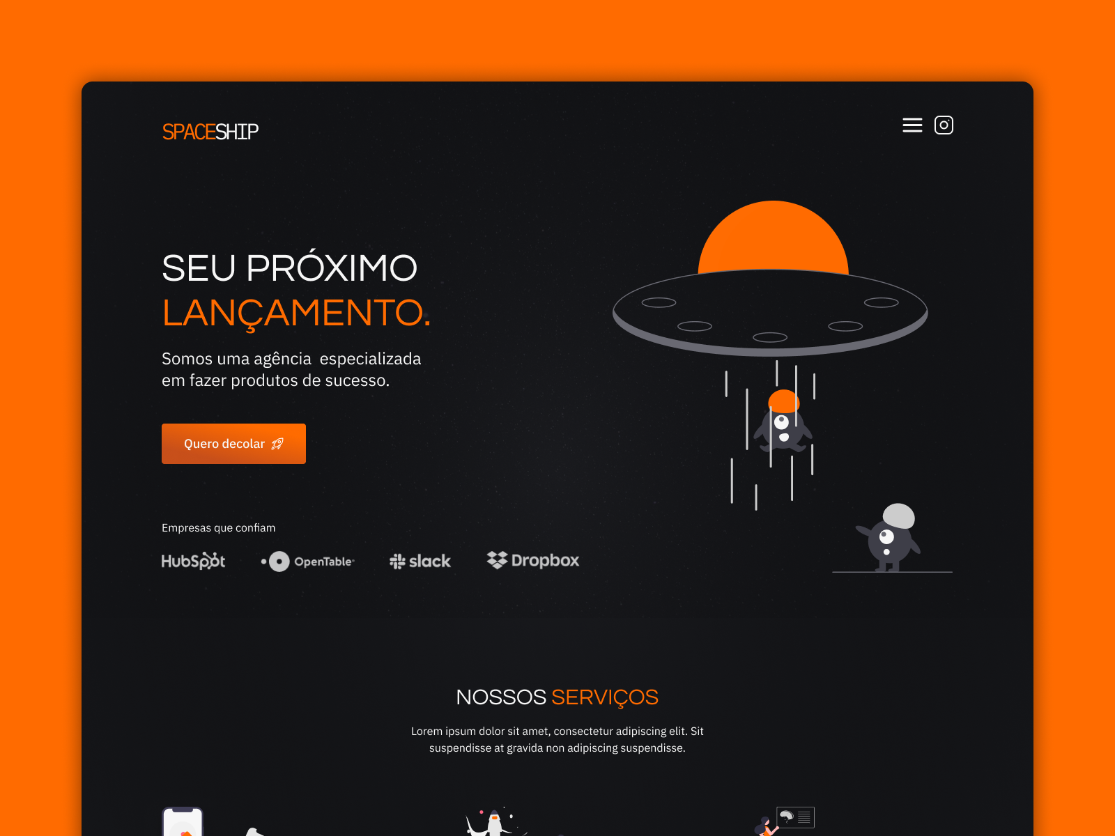 Daily UI #003 | Landing Page by Gabriel Dutra on Dribbble