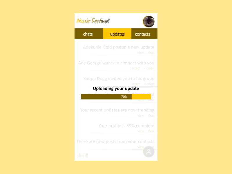 Progress Bar UI Design by Golden Ogbeka on Dribbble