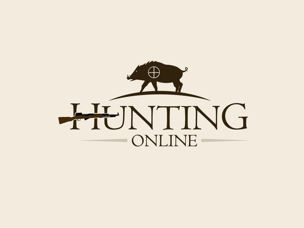Hunting Online Logo Design by Garry Gurcharan on Dribbble