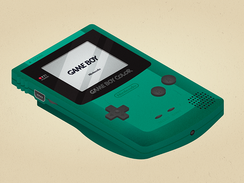 Gameboy Color by Evan Bonk on Dribbble