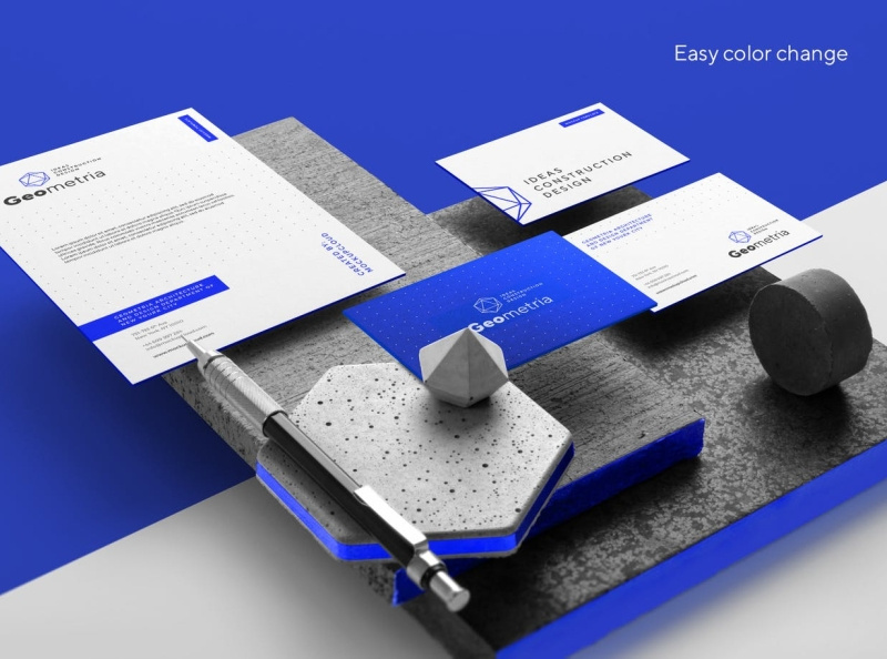 Geometric Branding Mockups by Donna Garcia on Dribbble