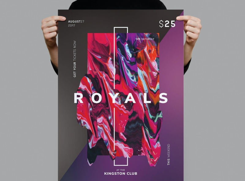 Royals Flyer / Poster Template by Ui Corner on Dribbble