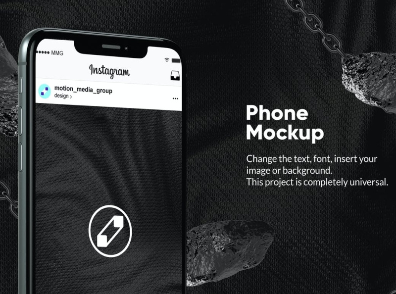 10 Black Phone Mockups by UI Foundry on Dribbble