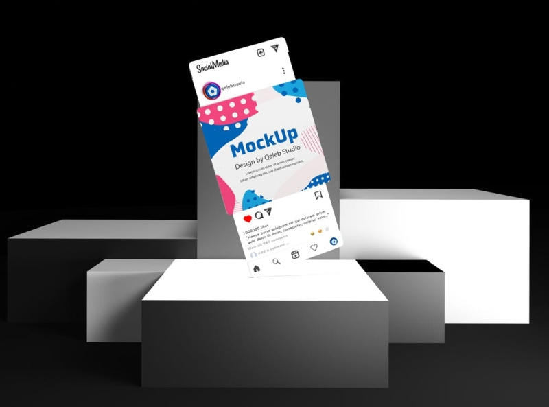 Instagram Display Screens Mockups by UI Foundry on Dribbble