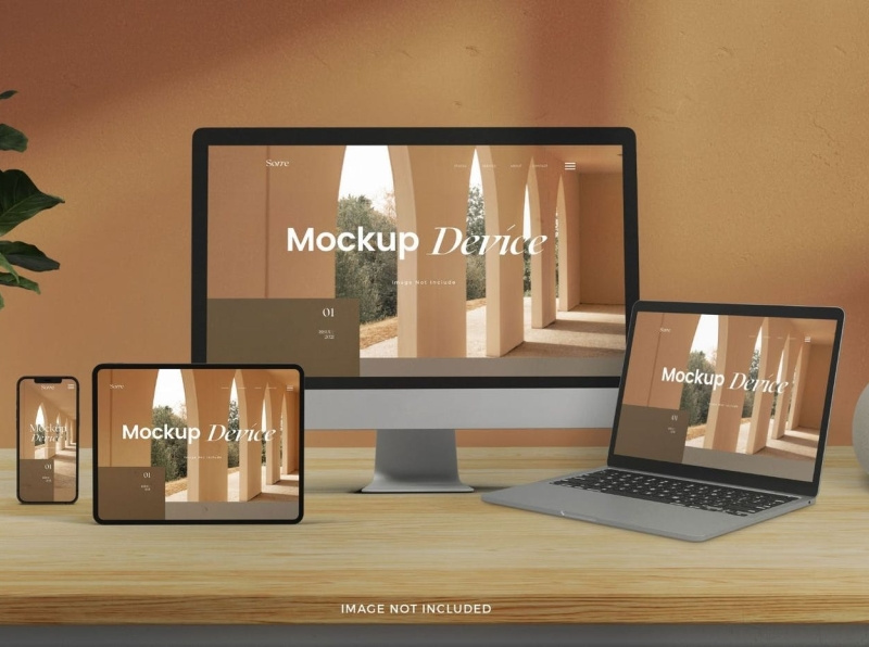 Multi Device Realistic Mockup by UI Foundry on Dribbble