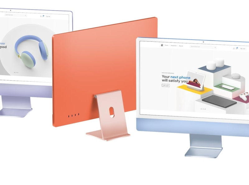 Colorful Desktop Mockups by UI Foundry on Dribbble