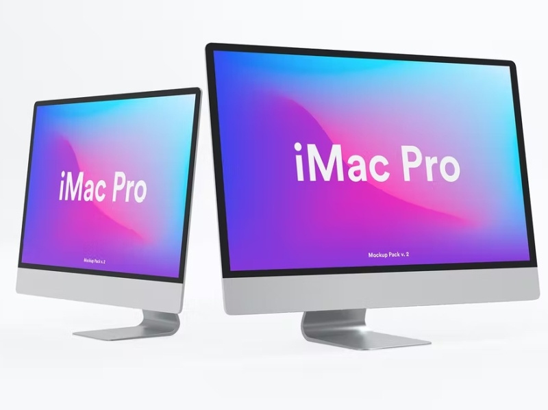 White iMac Pro Mockup by UI Foundry on Dribbble