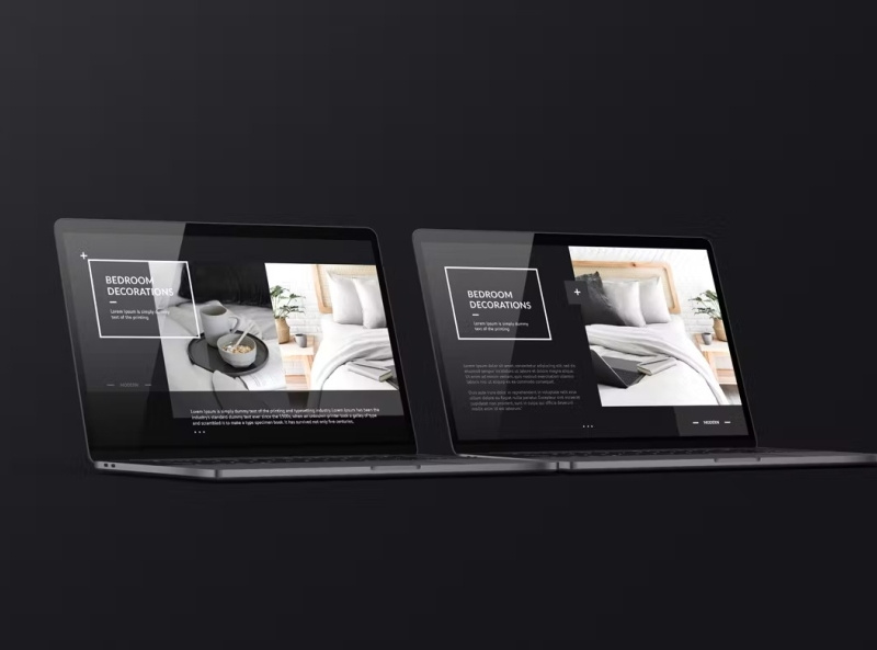 Dark Laptop Mockup by UI Foundry on Dribbble