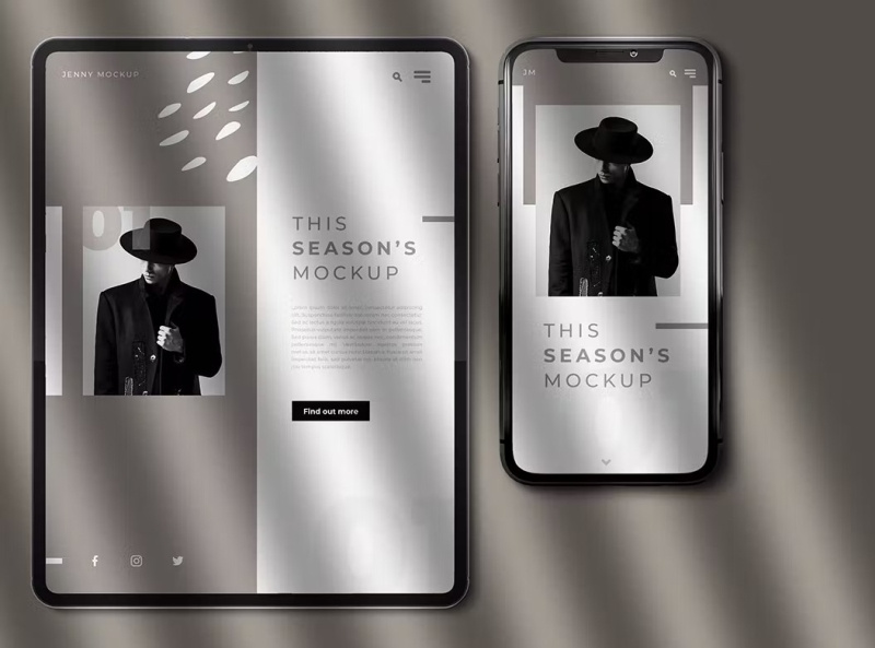 Modern Device Mockups by Donna Garcia on Dribbble