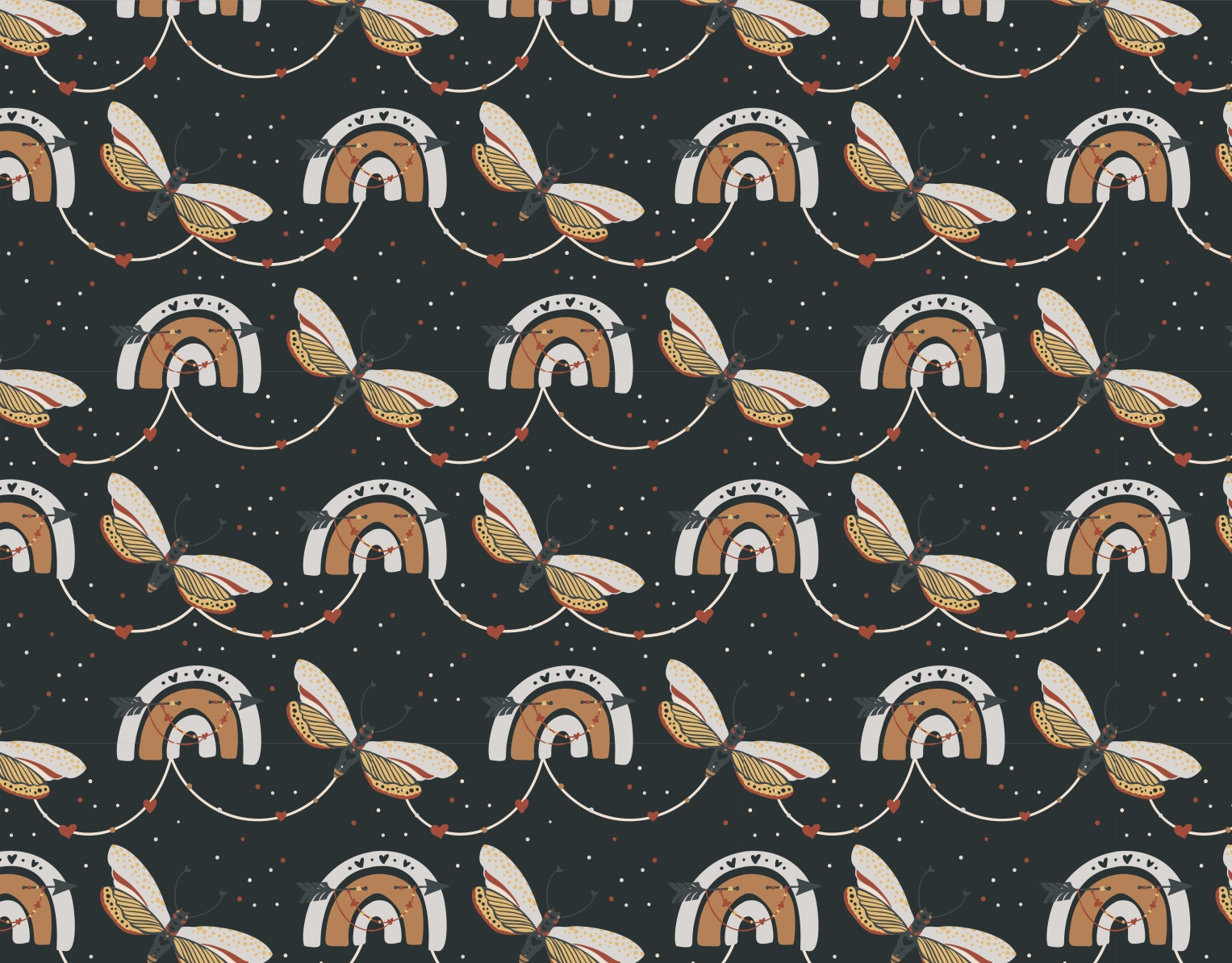 Seamless Pattern Digital Paper by Design BLOOM on Dribbble