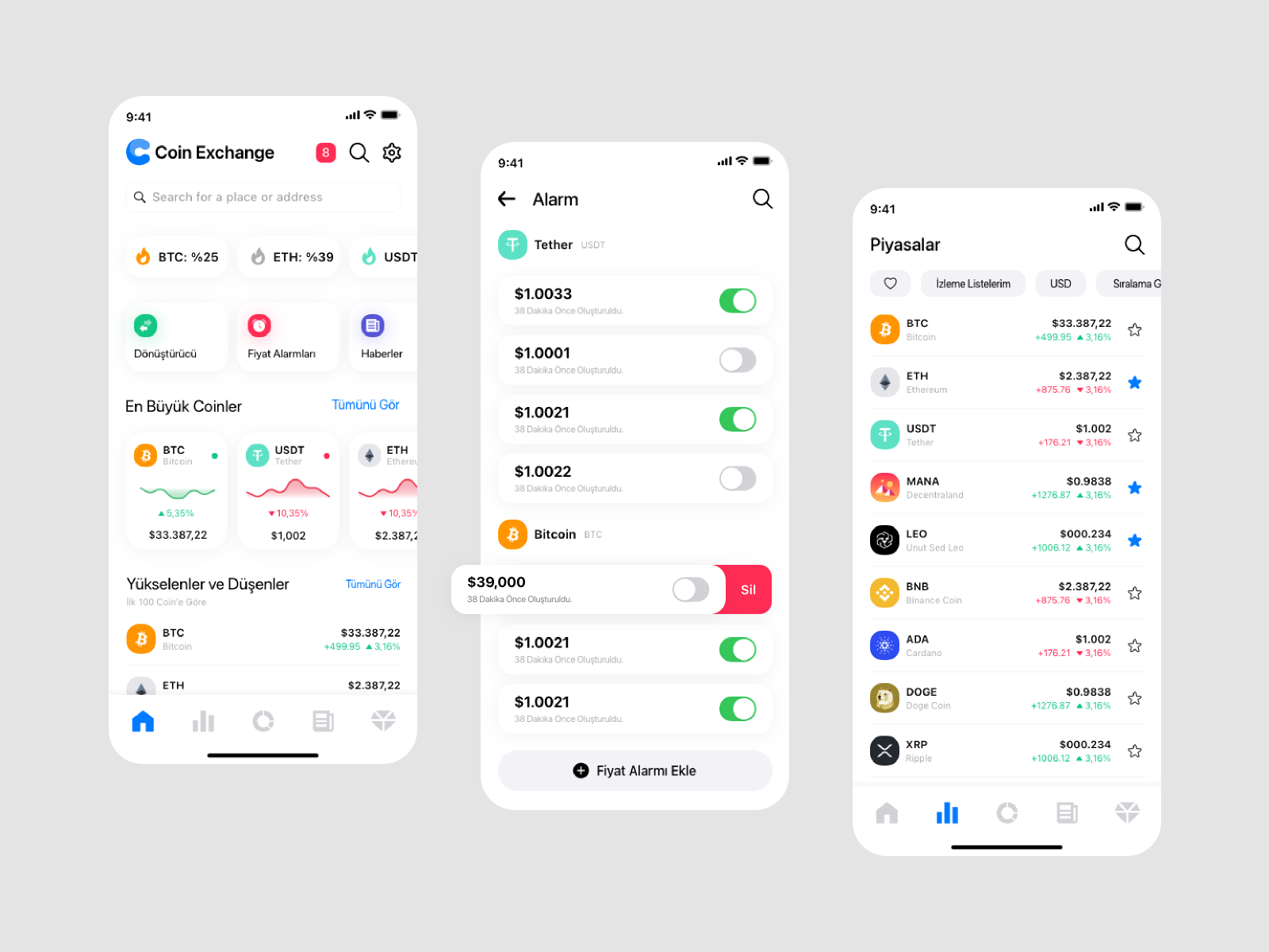 Coin Exchange by Bilal Duman on Dribbble