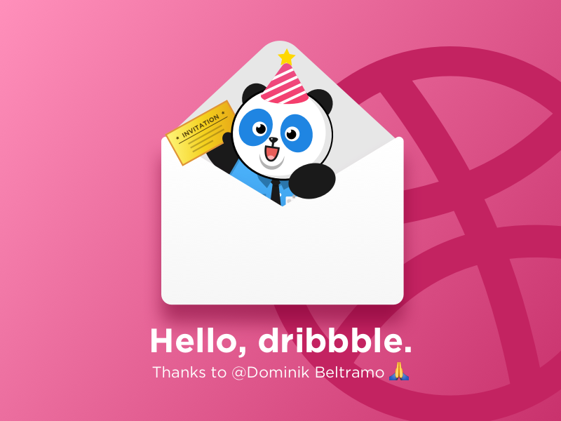 Hello dribbble by Jimmy Wu on Dribbble